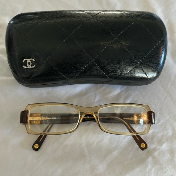 CHANEL | Accessories | Authentic Chanel Eyeglasses Frame Wcase | Poshmark
